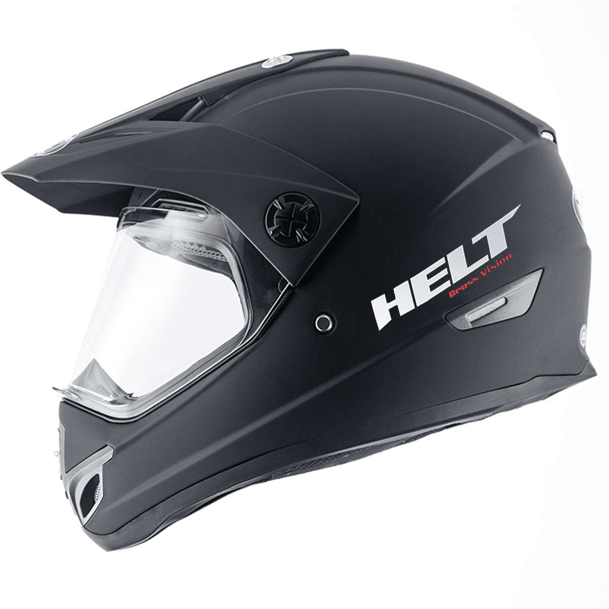 Capacete HELT Cross Vision Preto Fosco | Só Capacetes